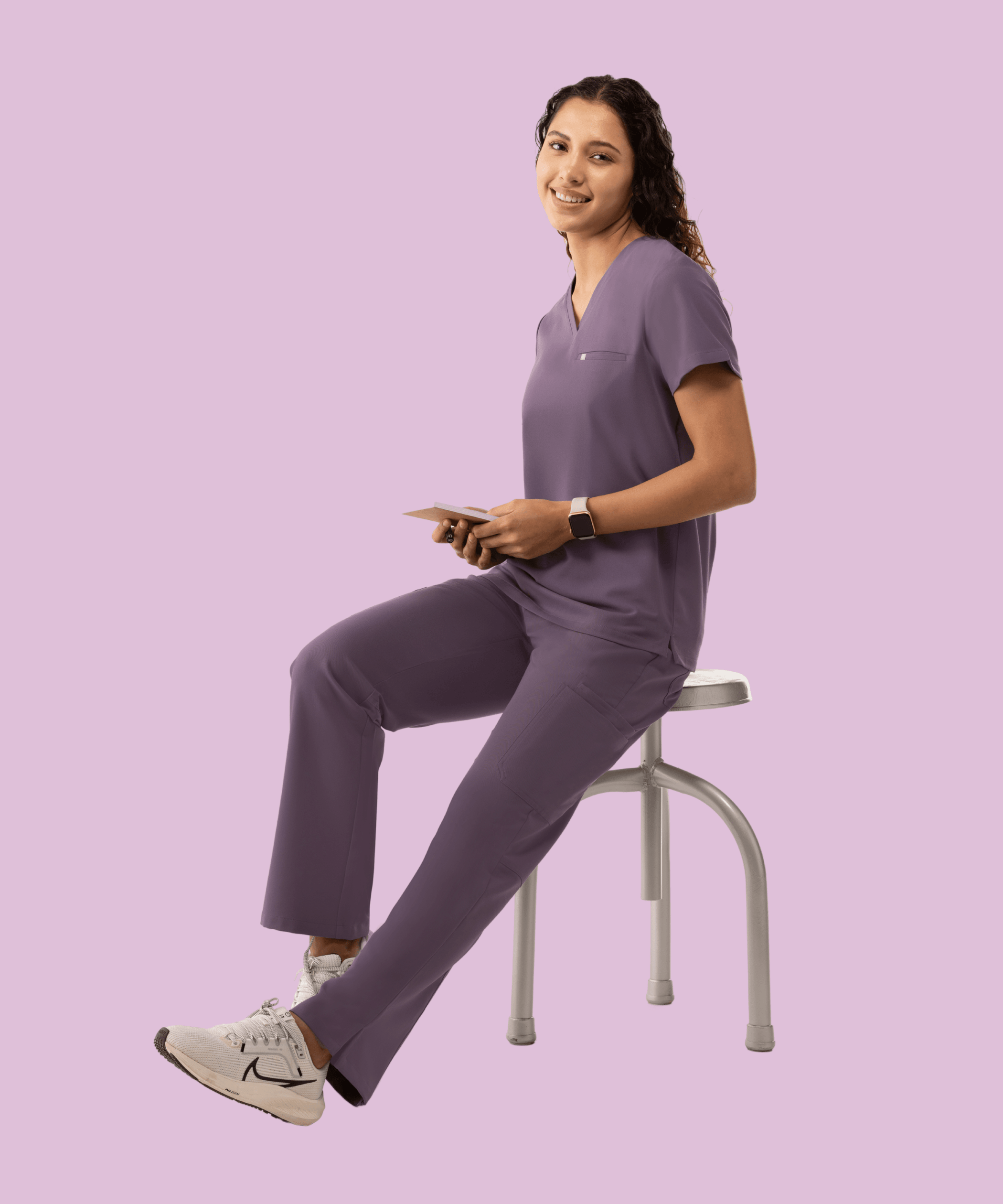Women's Cargo Pants Dewberry – Vaayu Scrubs